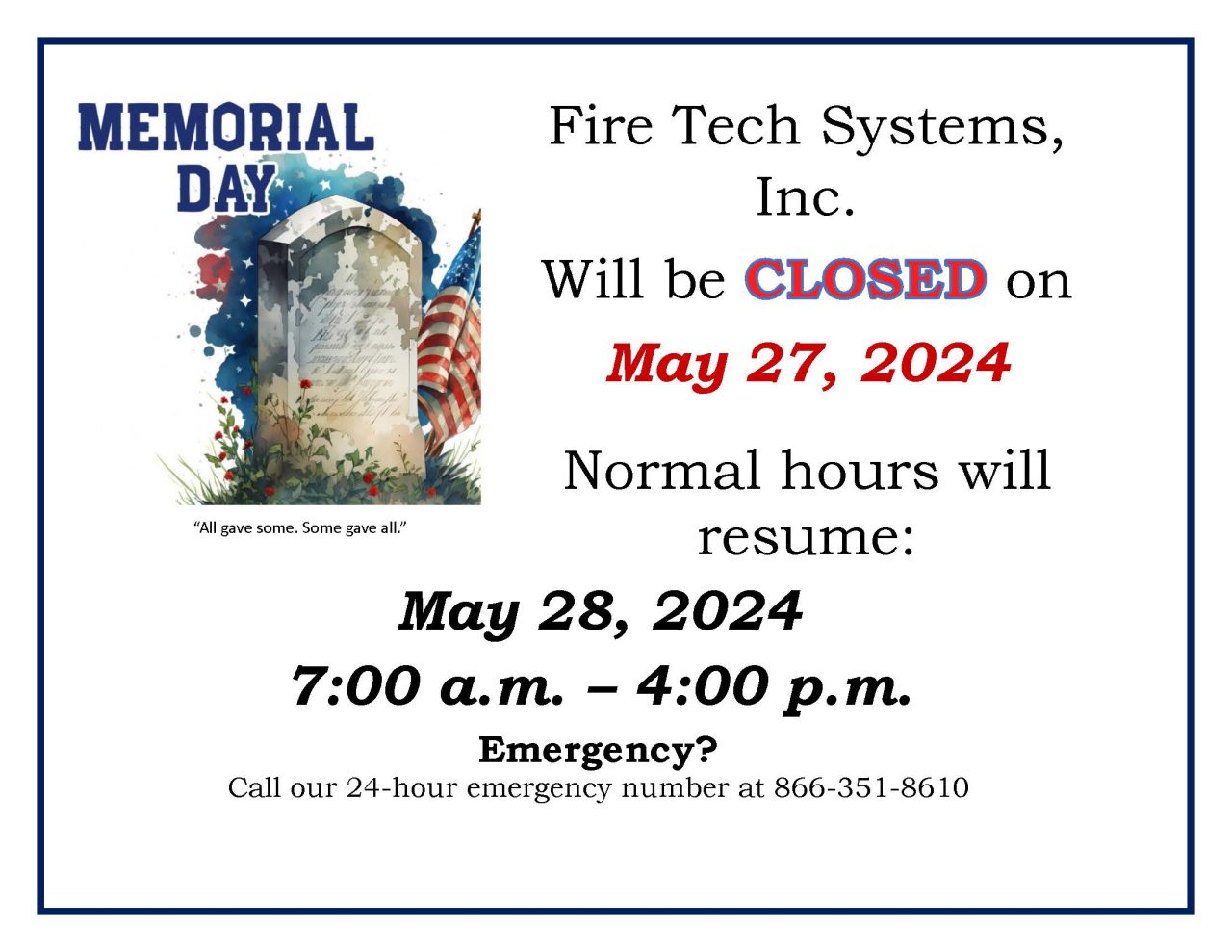 Fire Tech Systems, Inc. - Shreveport Bossier City Fire Safety Experts